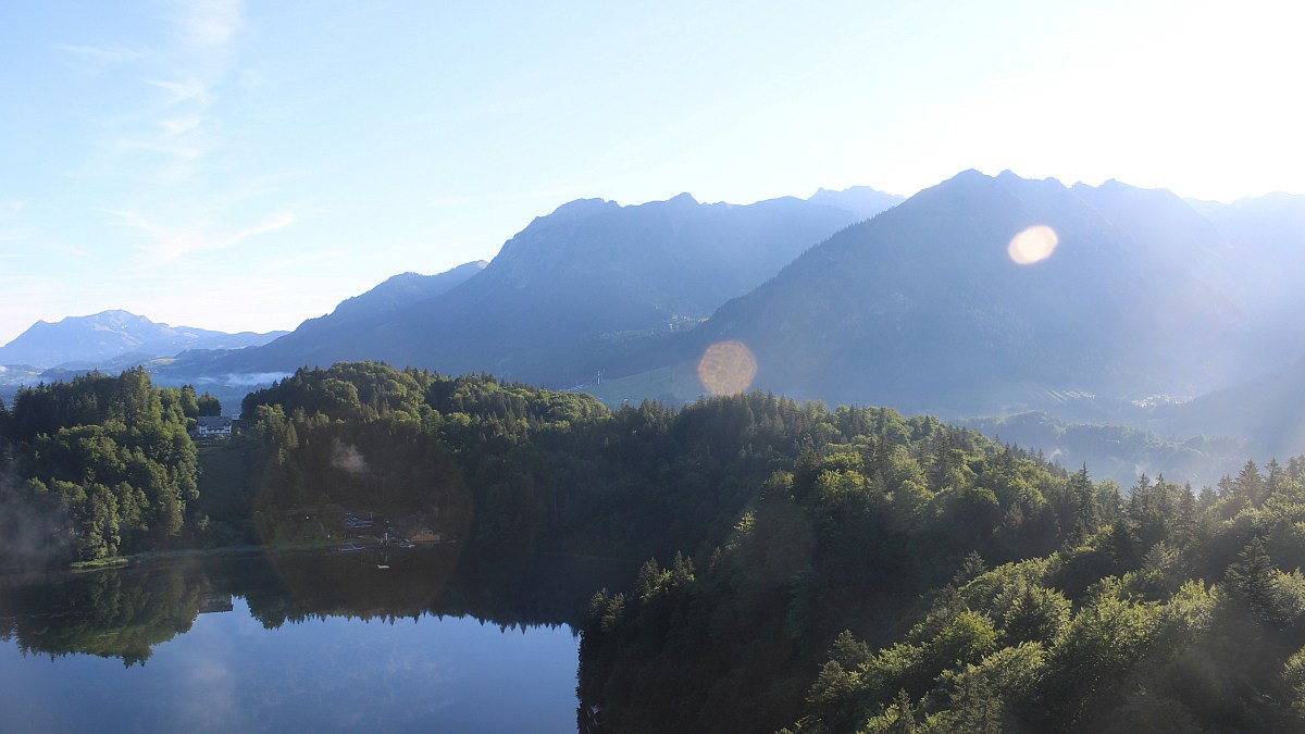 Heini-Klopfer-Skiflugschanze - Oberstdorf - Blick nach Nordosten - Foto ...