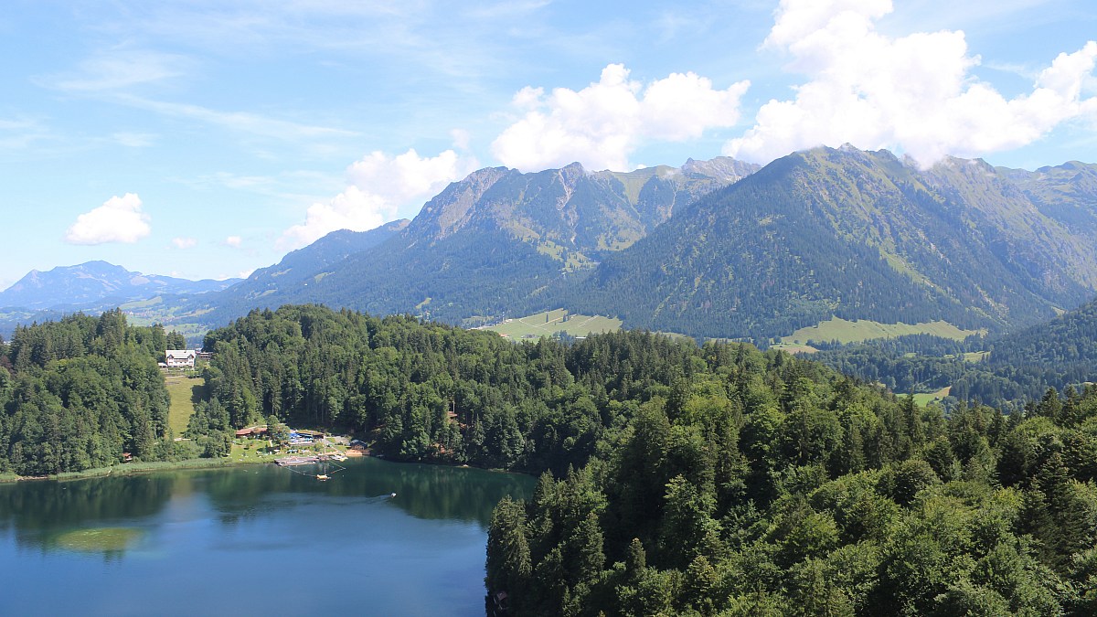 Heini-Klopfer-Skiflugschanze - Oberstdorf - Blick nach Nordosten - Foto ...