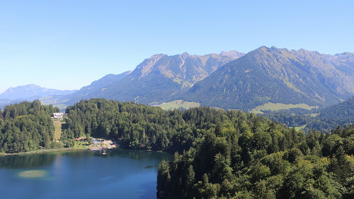 Heini-Klopfer-Skiflugschanze - Oberstdorf - Blick nach Nordosten - Foto ...