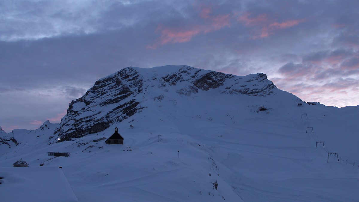 Sonnalpin - Gletscher-Skigebiet Zugspitze - Blick zum Schneefernerkopf ...