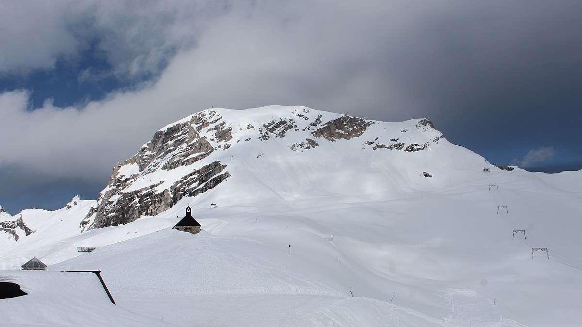 Sonnalpin - Gletscher-Skigebiet Zugspitze - Blick zum Schneefernerkopf ...