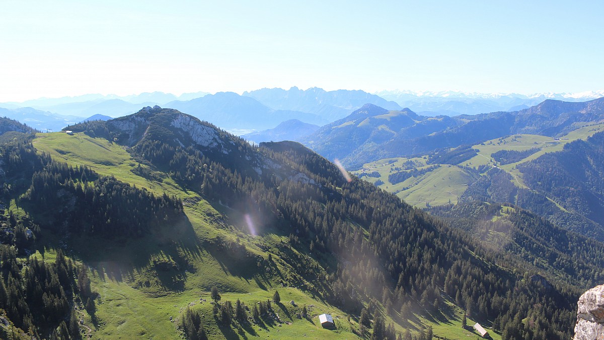 Wendelsteinbahn Bergstation - Gacher Blick nach Südosten - Foto-Webcam.eu