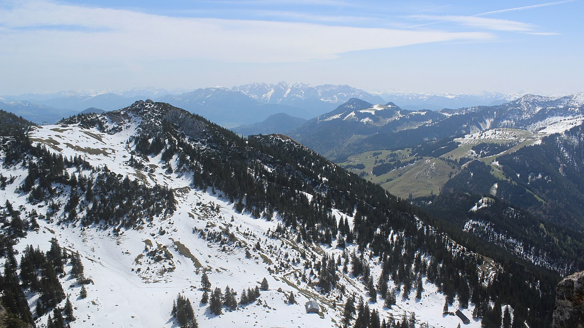 Wendelsteinbahn Bergstation - Gacher Blick nach Südosten - Foto-Webcam.eu