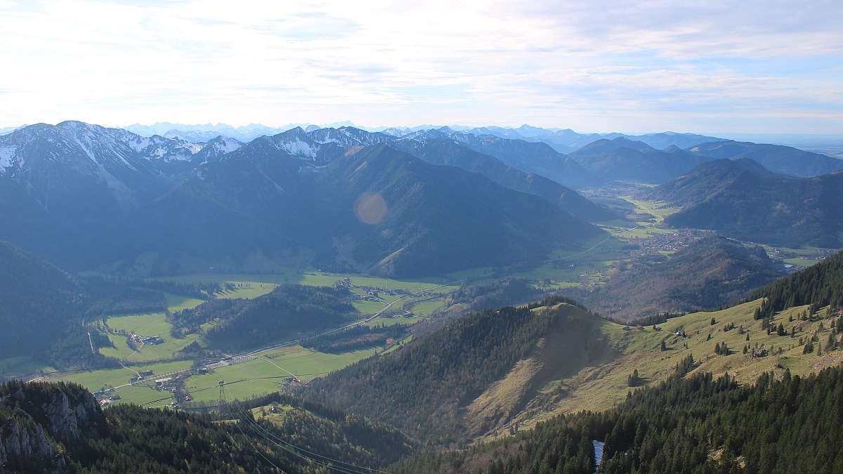 Wendelsteinbahn Bergstation - Gacher Blick nach Südwesten - Foto-Webcam.eu